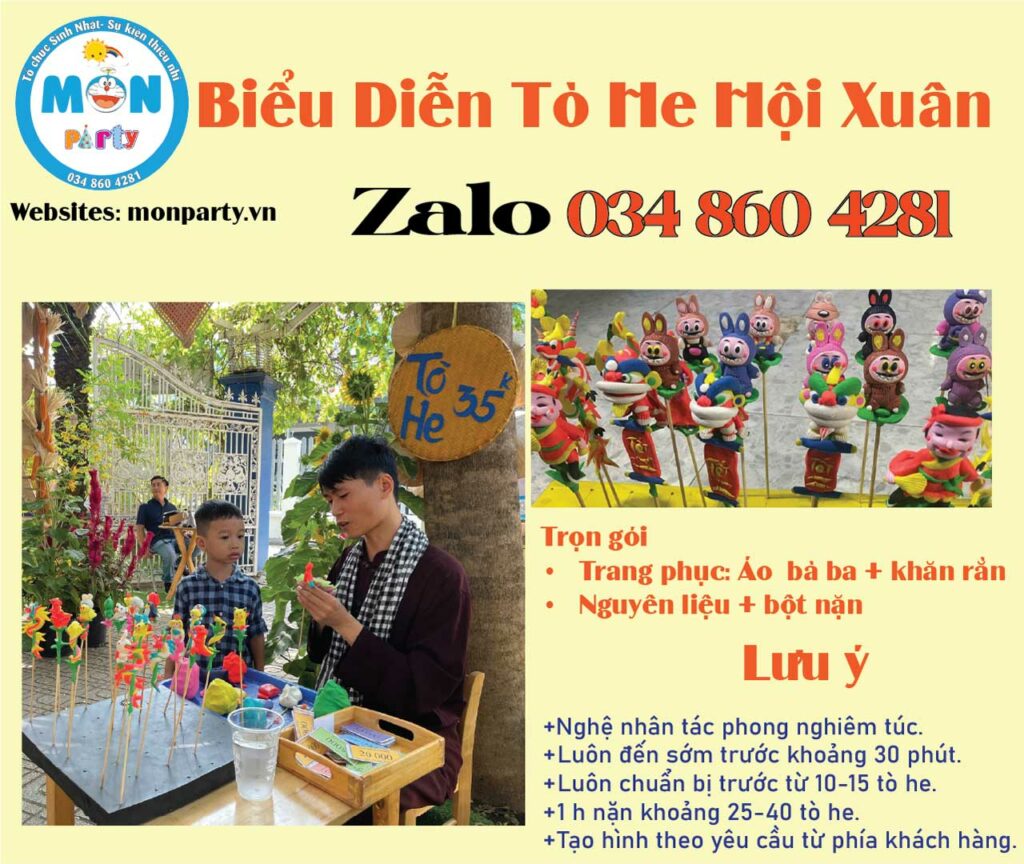 Dịch vụ nghệ nhân tò he chuyên nghiệp tại TPHCM, Bình Dương - MonParty ...
